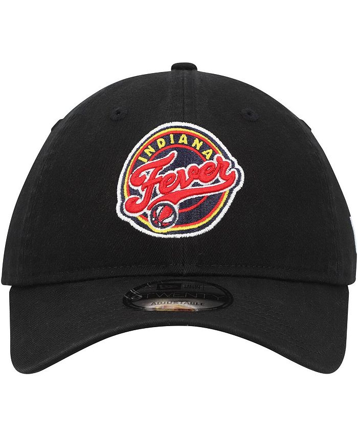 New Era Men's Black Indiana Fever Core Logo 9TWENTY Adjustable Hat - Macy's
