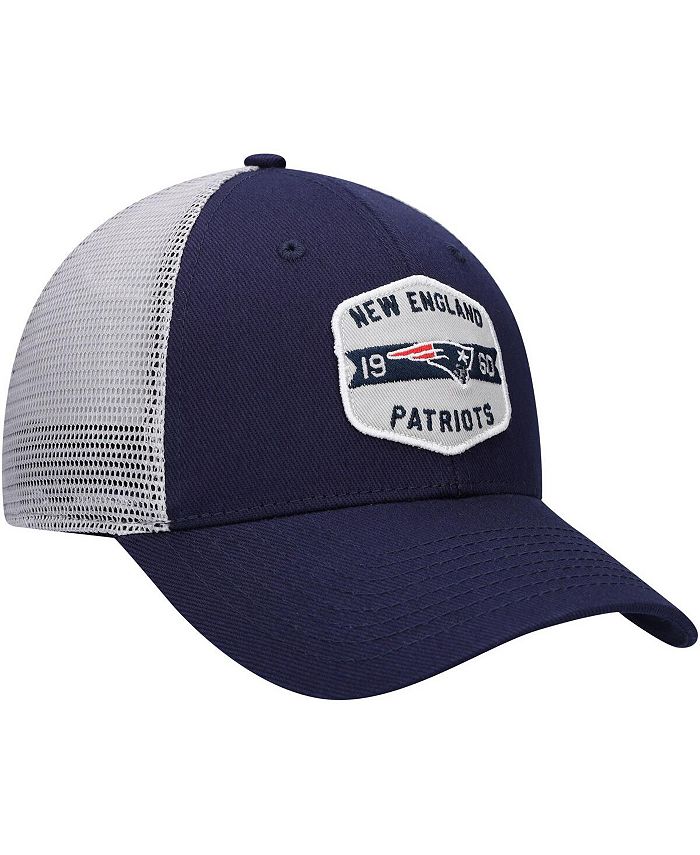 Fan Favorite Men's Navy, White New England Patriots Gannon Snapback Hat ...