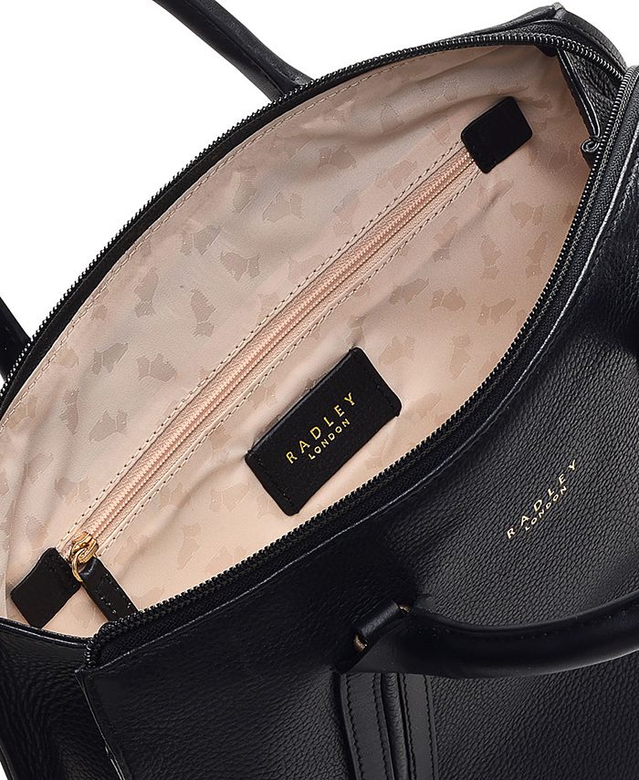 Radley London Badgers Walk Small Leather Zip Top Hobo Bag - Macy's