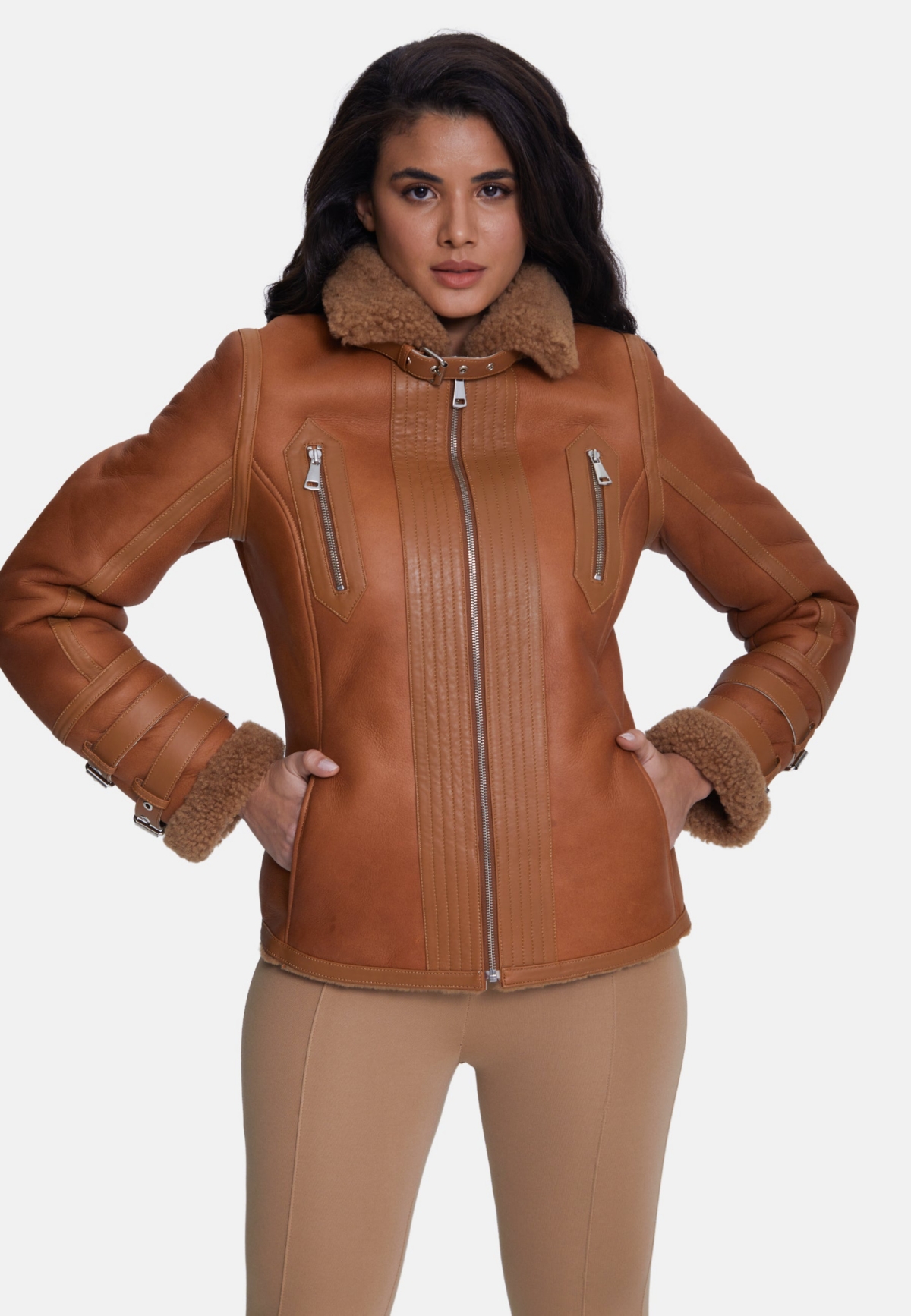 Click here for Furniq Uk Womens Fashion Jacket  Silky Brick With... prices