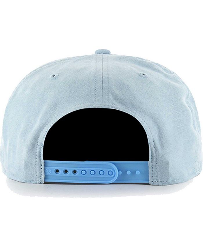 '47 Brand Men's Light Blue Atlanta Braves Ultra Suede Captain Snapback ...