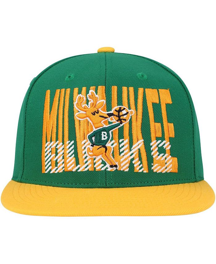 Mitchell & Ness Men's Hunter Green Milwaukee Bucks SOUL Cross Check ...