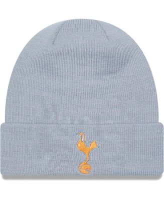 New Era Men's Gray Tottenham Hotspur Seasonal Polyana Cuffed Knit Hat ...