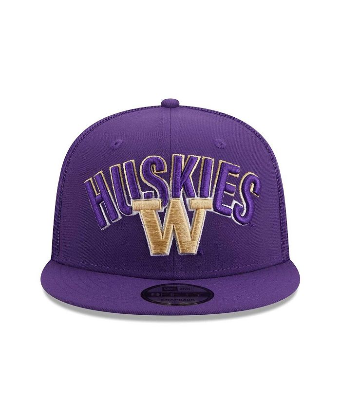 New Era Men's Purple Washington Huskies Grade Trucker 9FIFTY Snapback Hat - Macy's