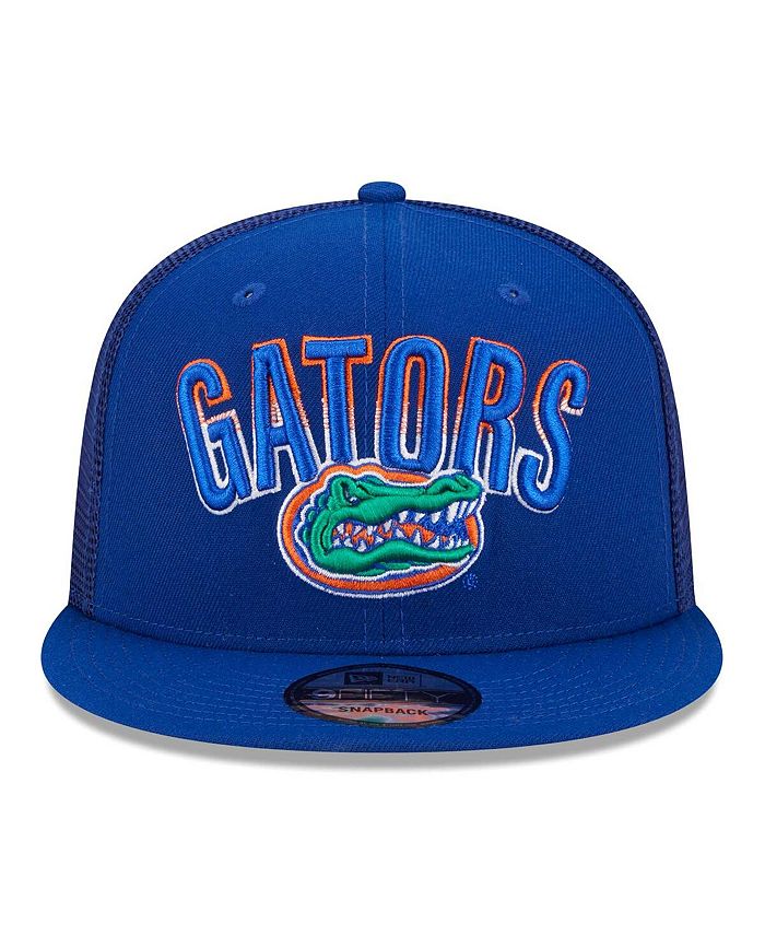 New Era Men's Royal Florida Gators Grade Trucker 9FIFTY Snapback Hat ...
