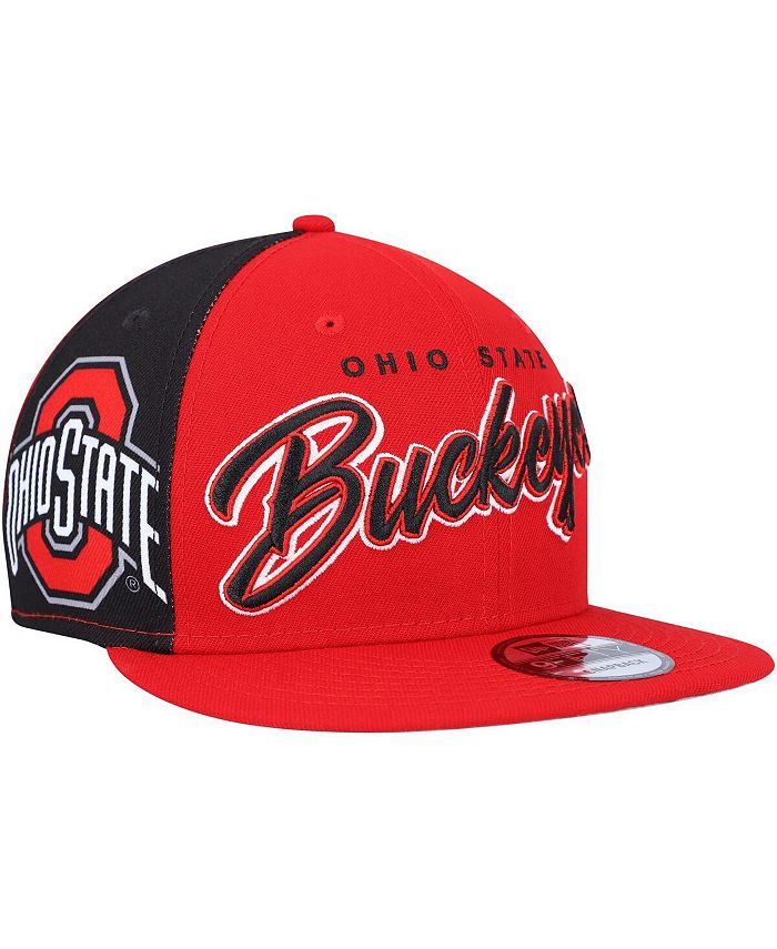 New Era Men's Scarlet Ohio State Buckeyes Outright 9FIFTY Snapback Hat ...