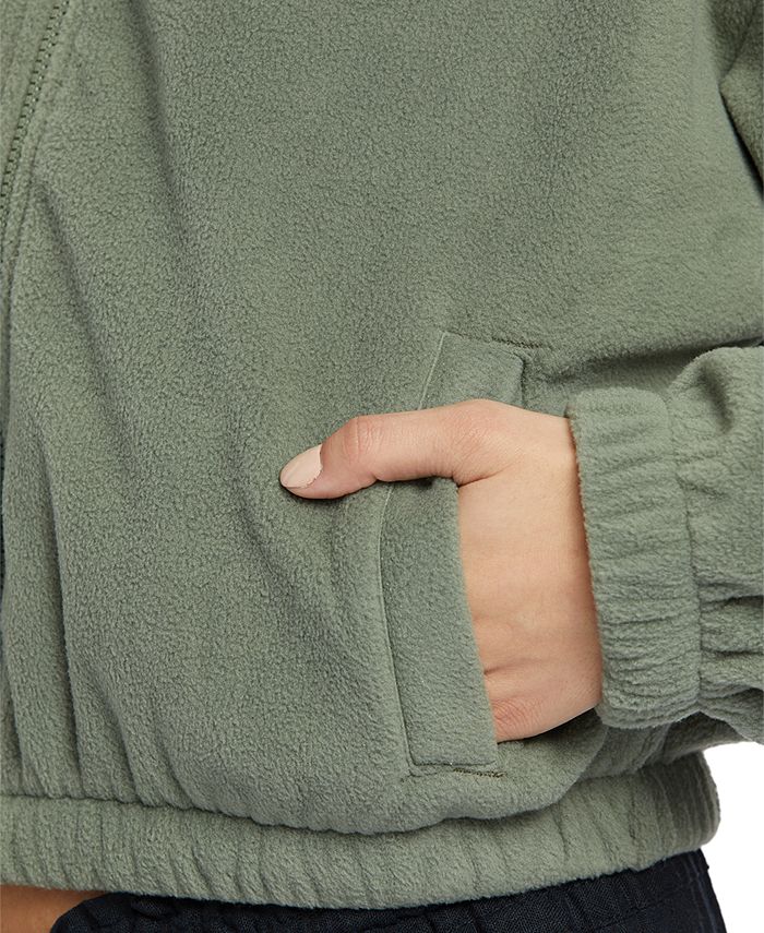 Roxy Juniors' Dawn To Dusk Full-Zip Fleece Jacket - Macy's