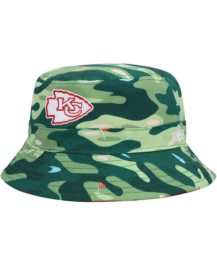 New Era Men's Red, Camo Kansas City Chiefs Reversible Bucket Hat - Macy's