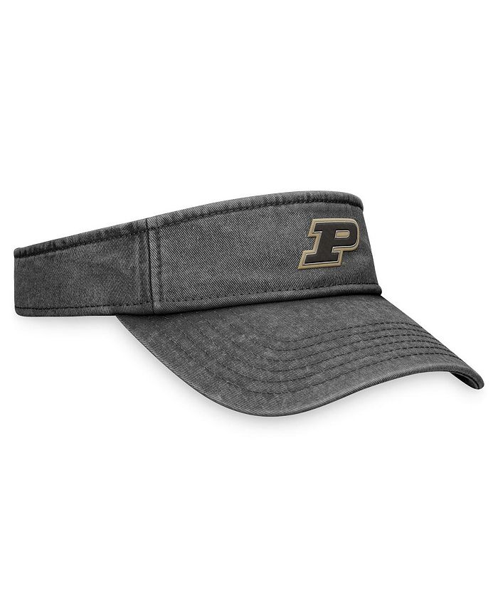 Top of the World Men's Black Purdue Boilermakers Terry Adjustable Visor ...