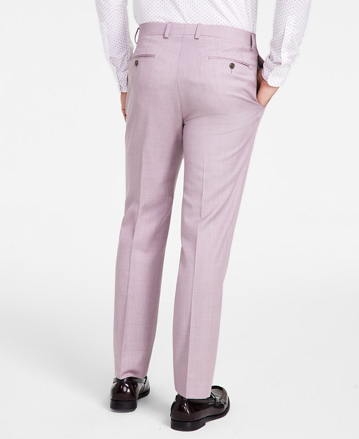 Calvin Klein Men's Slim-Fit Wool-Blend Stretch Sharkskin Suit Separate ...