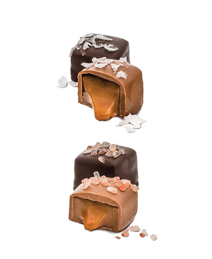 Bissinger's Handcrafted Chocolate Milk and Dark Sea Salt Caramels, 24 ...