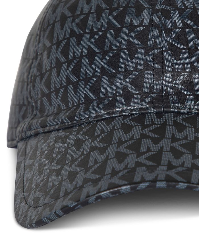 Michael Kors Women's Printed Leather Baseball Cap - Macy's