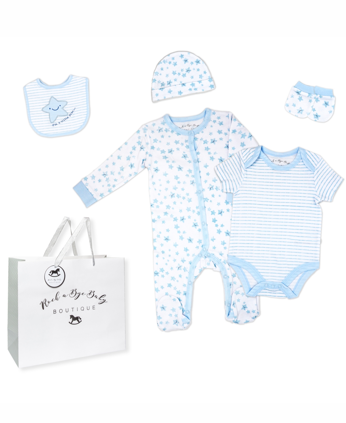 Click here for Rock-a-Bye Baby Boutique Baby Boys Layette Gift Ba... prices