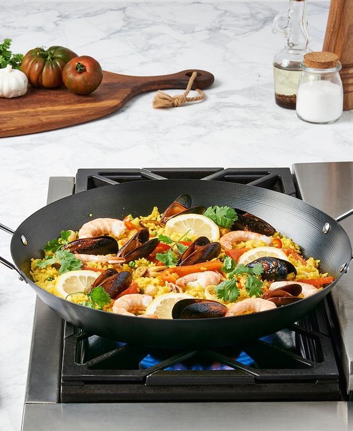 INFUSE Latin Carbon Steel 15" Paella Pan - Macy's