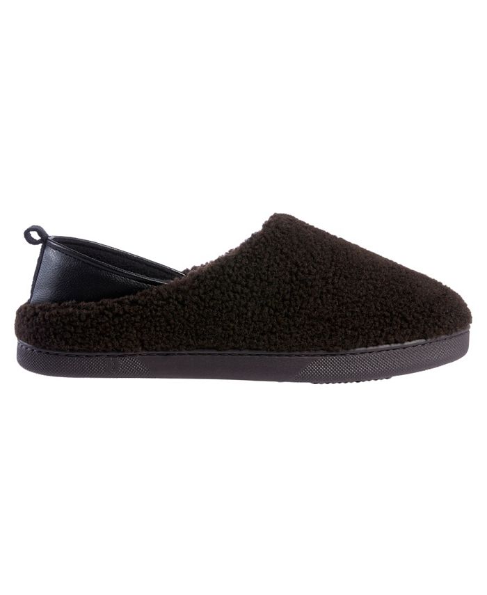 Isotoner Men's Berber Garrett Closed Back Memory Foam Slipper - Macy's