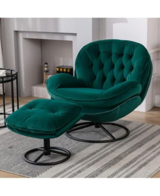 Simplie Fun Accent Chair TV Chair Living Room Chair With Ottoman - Macy's