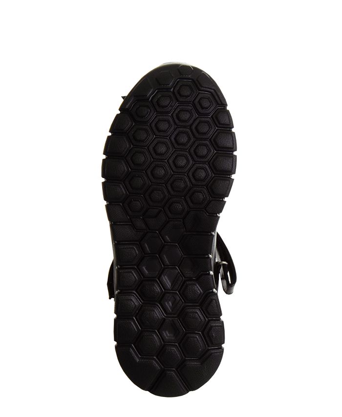 French Toast Little Girls School Hook and Loop Closure Shoes - Macy's