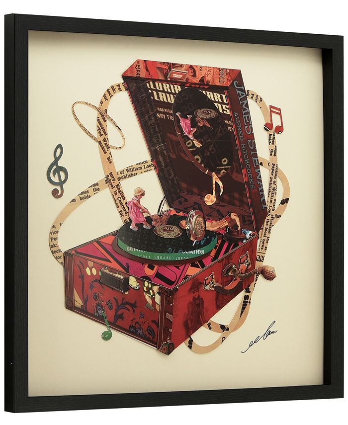 Empire Art Direct "Wind Up 78 "Hand-made dimensional music box art ...