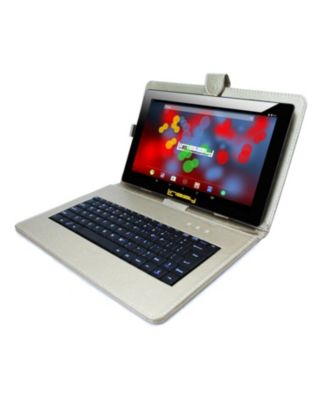 New 10.1" Tablet with Exclusive Luxury Silver Keyboard with Super ...