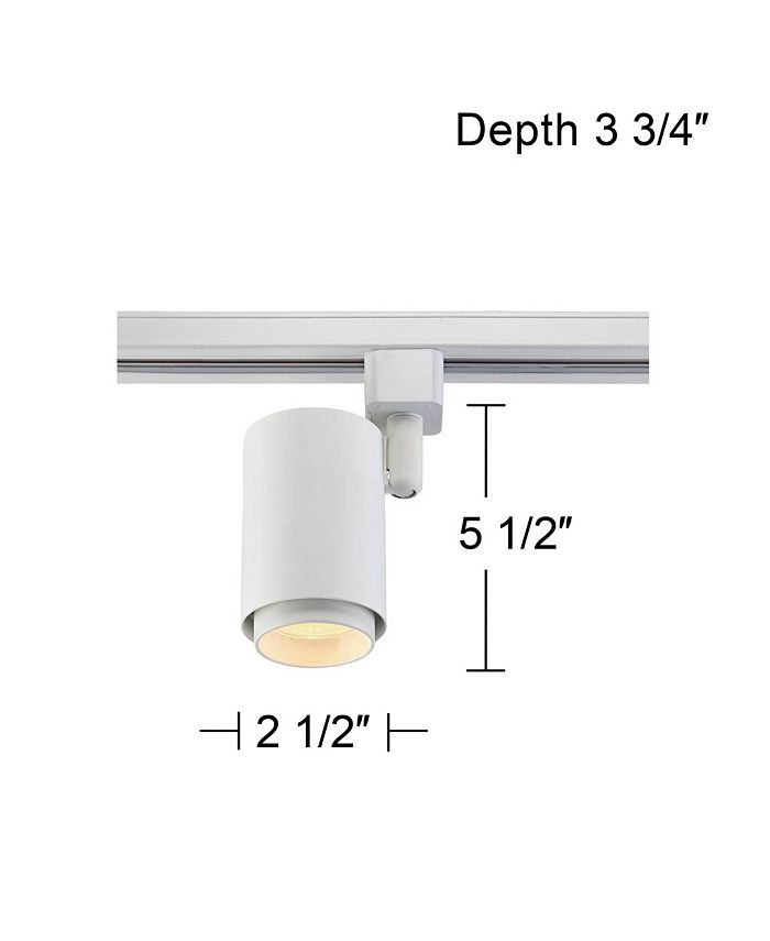 Pro Track White 10 Watt LED Cylinder Track Head for Juno Systems - Pro ...