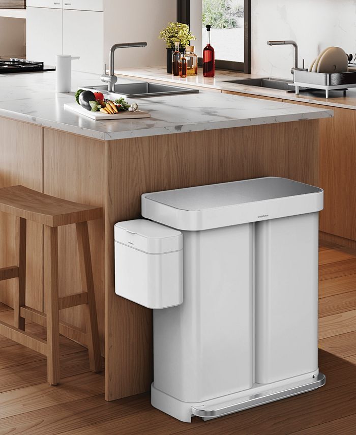 simplehuman 58" Liters Dual Compartment Recycler - Macy's