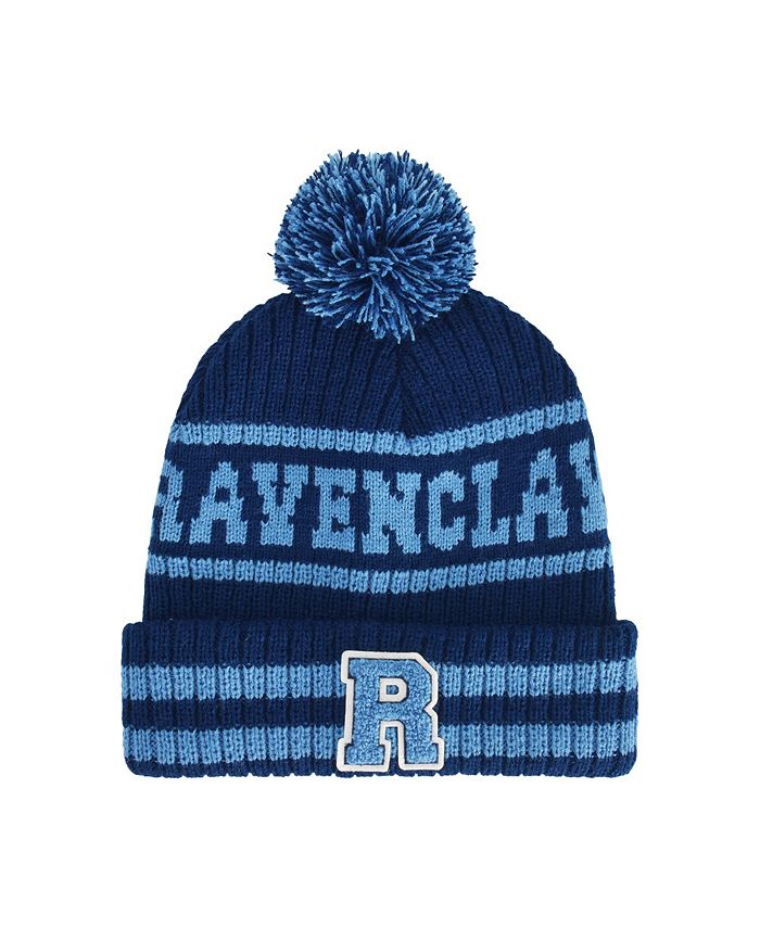WB HARRY POTTER RAVENCLAW COLLEGIATE POM CUFF BEANIE - Macy's
