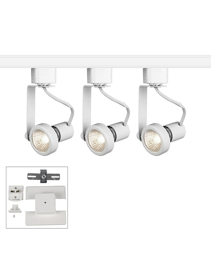 Juno Trac-Lite 3-Light White Gimbal Floating Canopy Track Kit - Macy's