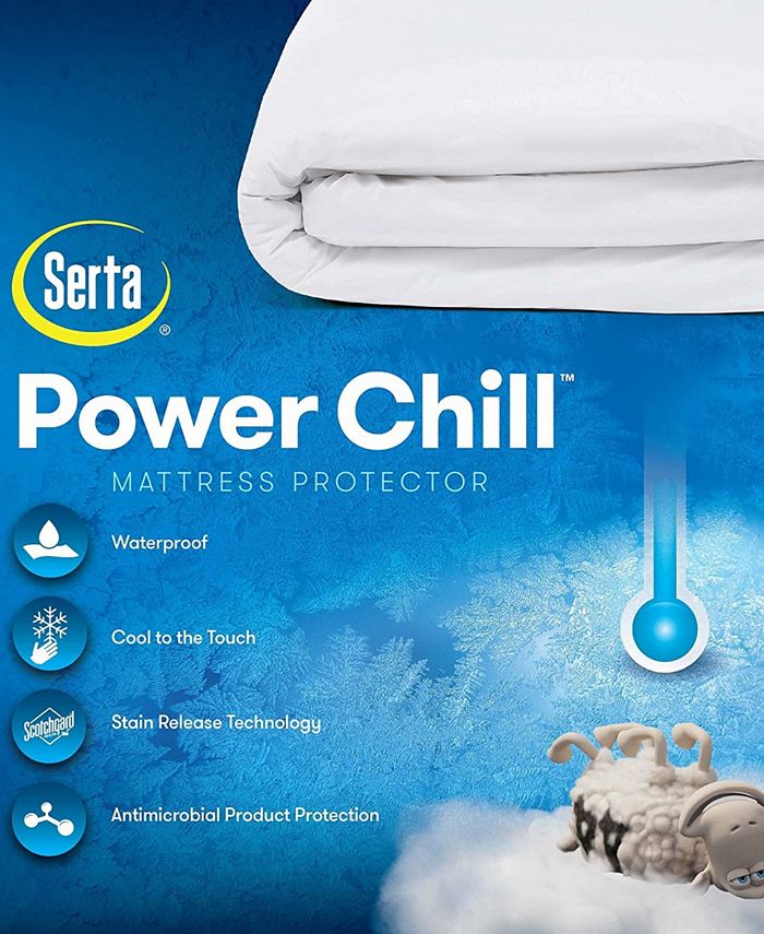 Serta Power Chill Ultra Mattress Protector, Full - Macy's