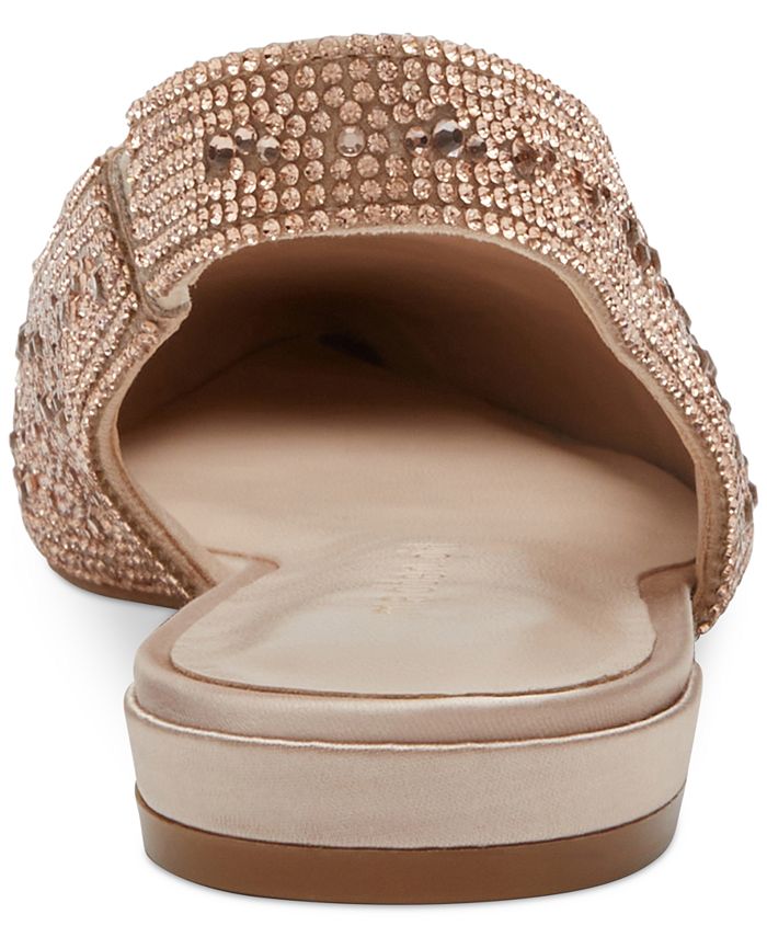 Madden Girl Deviin-R Rhinestone Pointed-Toe Slingback Flats - Macy's