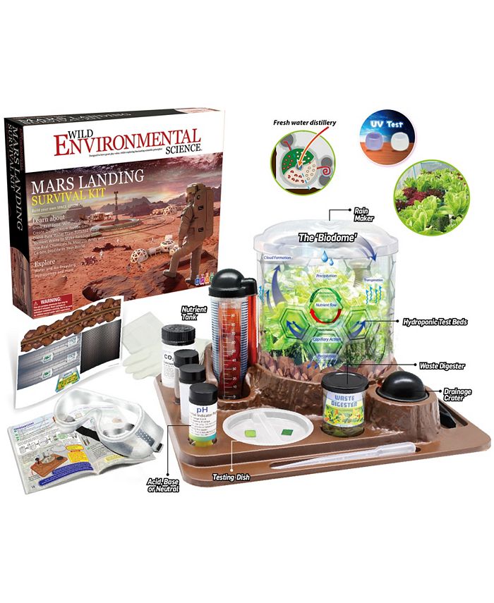 WILD! Science Wild Environmental Science - Mars Landing Survival Kit ...