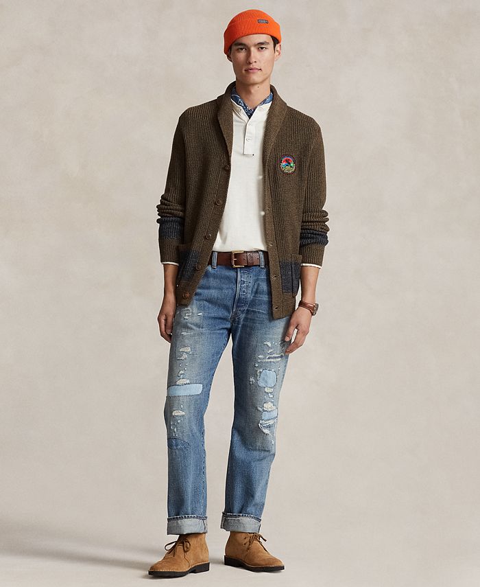 Polo Ralph Lauren Men's Polo Sportsman Cotton Cardigan - Macy's