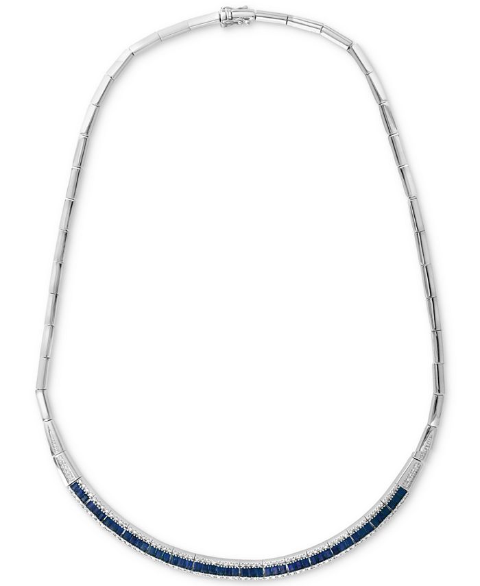 EFFY Collection EFFY® Sapphire (4-1/2 ct. t.w.) & Diamond (5/8 ct. t.w ...