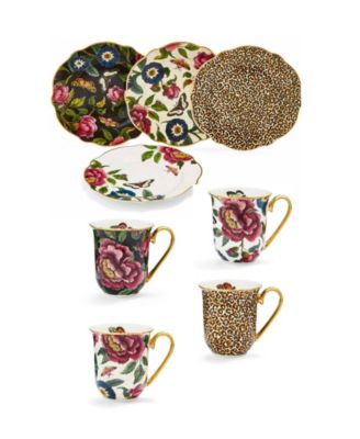 Spode Creatures of Curiosity Dessert Set, 8 Piece - Macy's