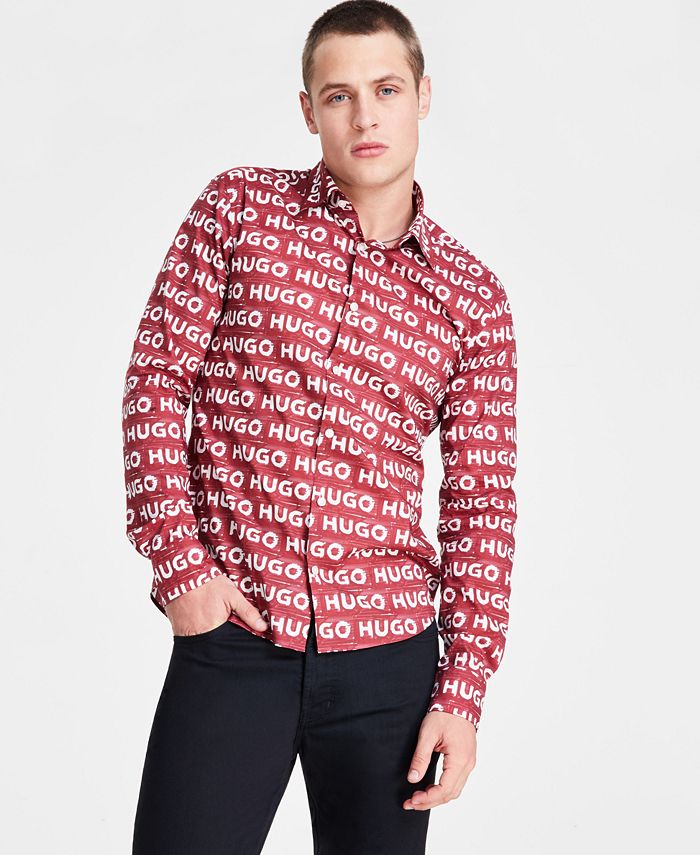 Hugo Boss Men's Ermo Logo Shirt - Macy's