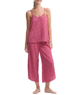 Splendid Women's 2-Pc. Printed Cropped Pajamas Set - Macy's