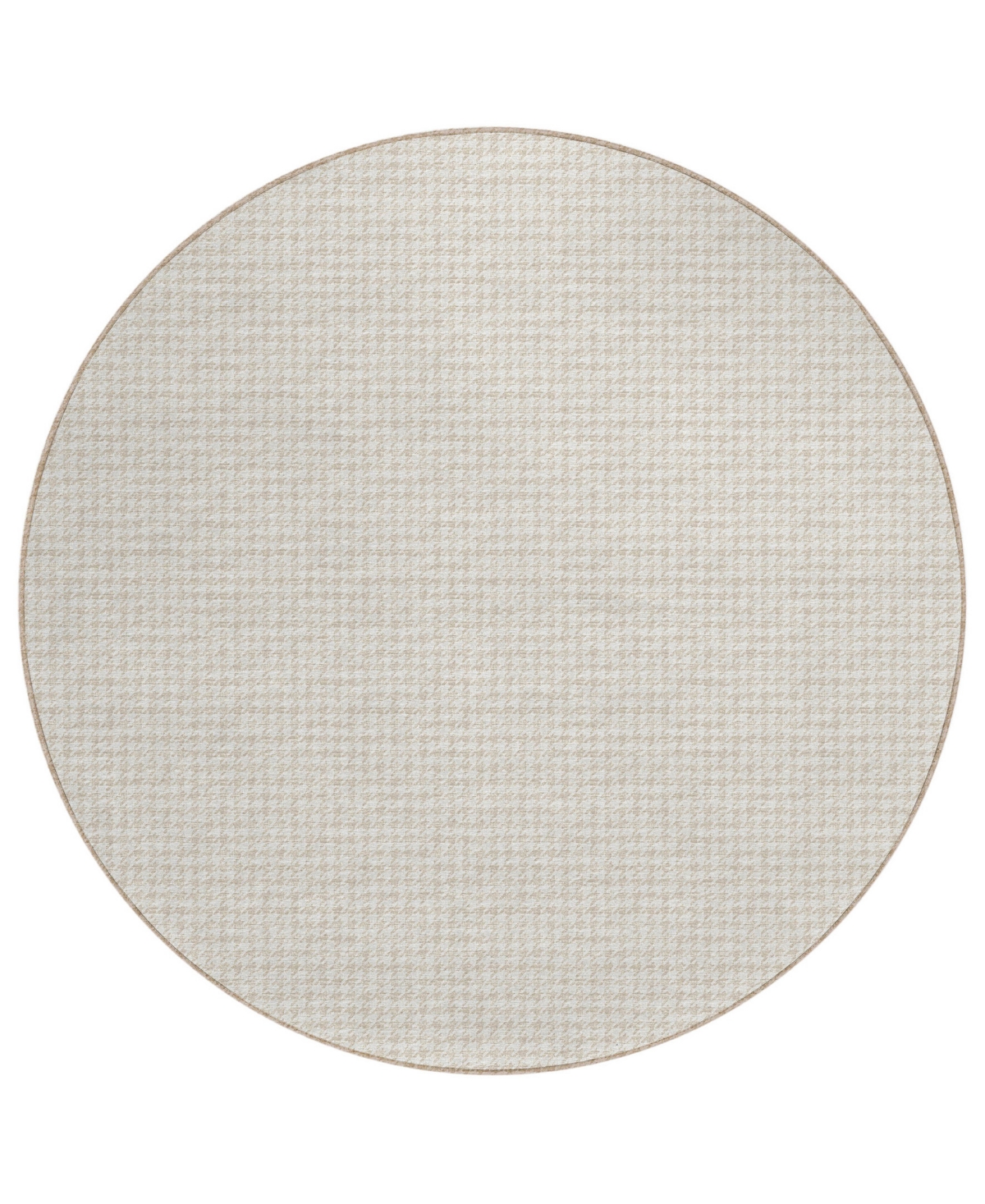 Click here for Dalyn Hinton HN1 4 x 4 Round Area Rug - Ivory prices