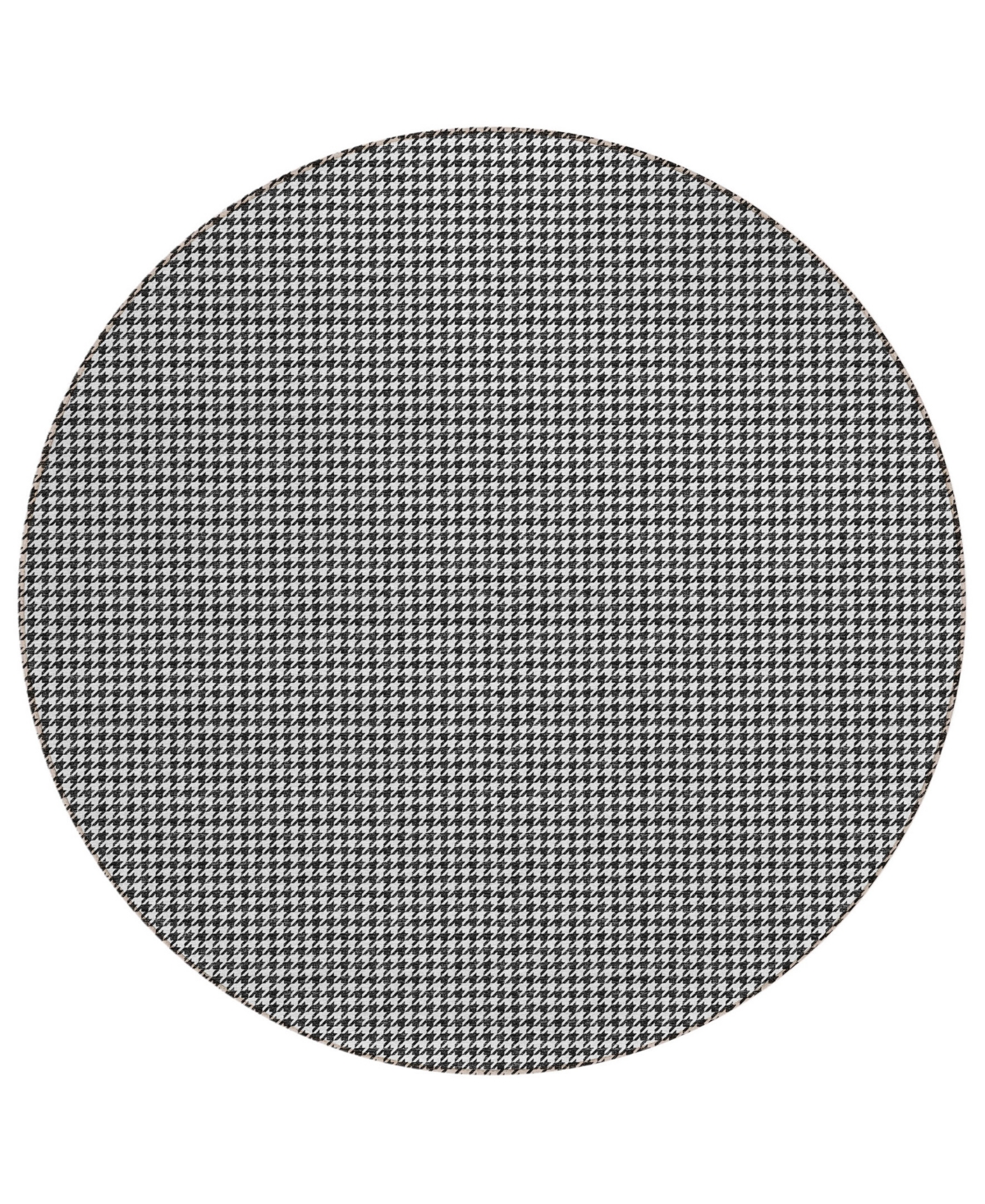 Click here for Dalyn Hinton HN1 4 x 4 Round Area Rug - Black prices