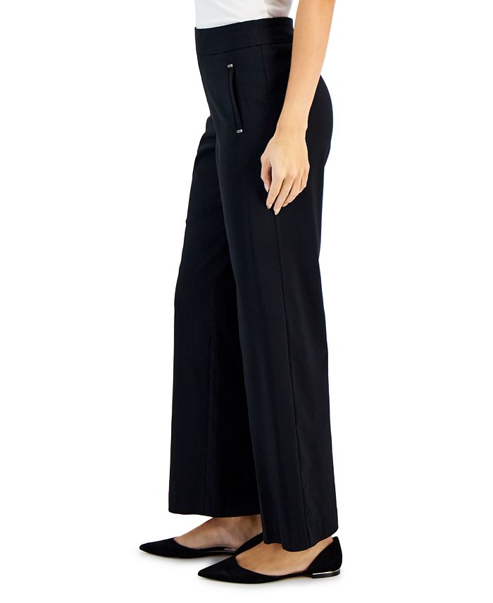 JM Collection Women's Wide-Leg Pull-On Pants, Created for Macy's - Macy's