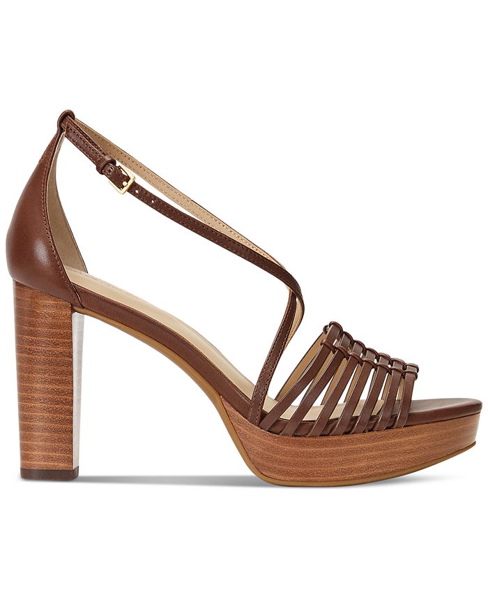 Lauren Ralph Lauren Women's Shelby Platform Dress Sandals - Macy's