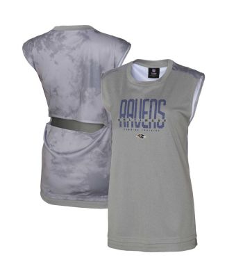 Women's Gray Baltimore Ravens No Sweat Tank Top - Macy's