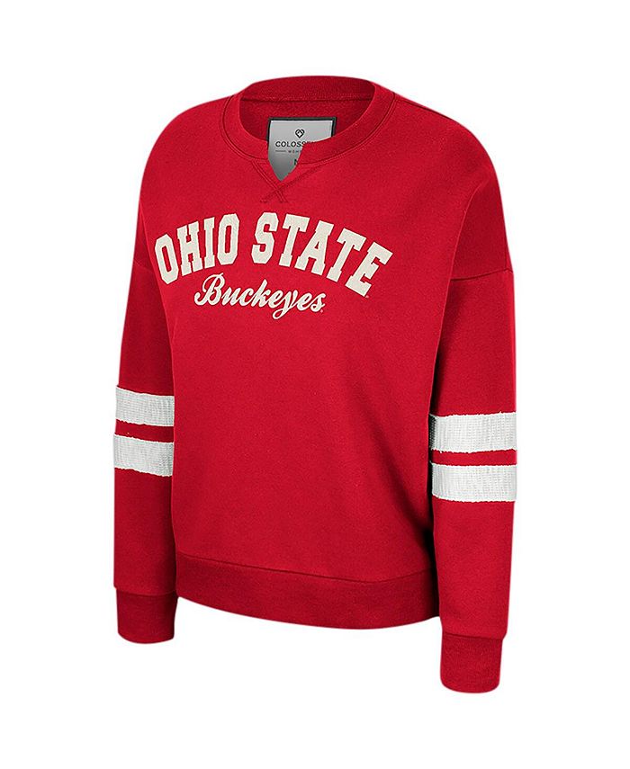 Colosseum Women's Scarlet Distressed Ohio State Buckeyes Perfect Date ...