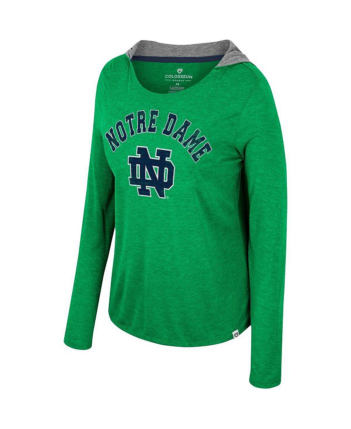 Colosseum Women's Green Notre Dame Fighting Irish Distressed Heather ...