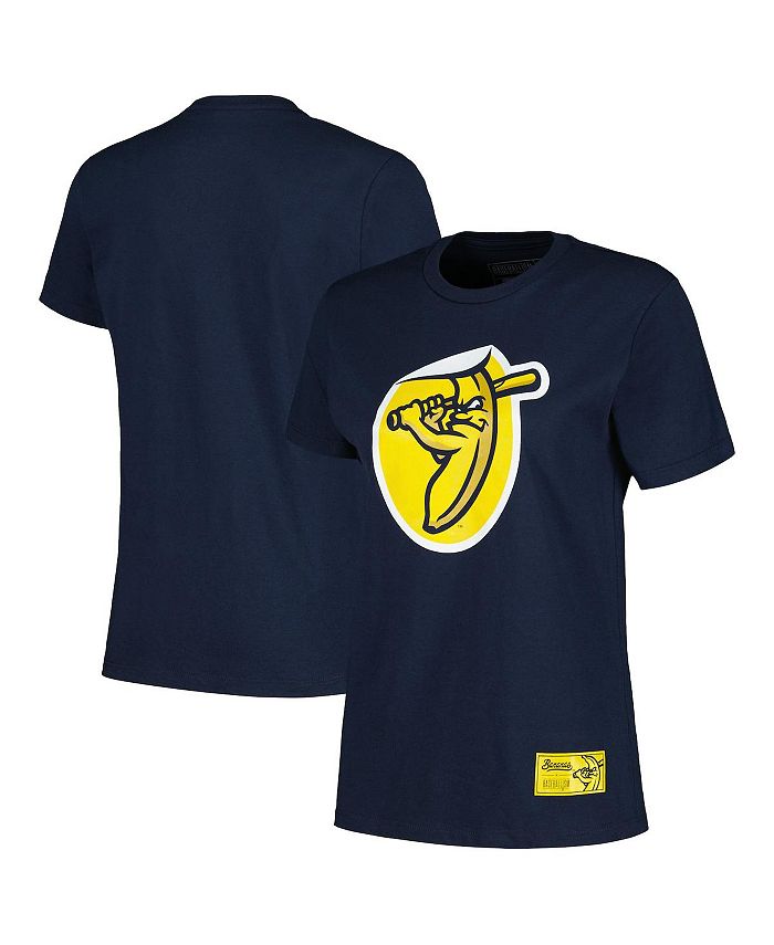 Baseballism Women's Navy Savannah Bananas Banana Sticker T-shirt - Macy's