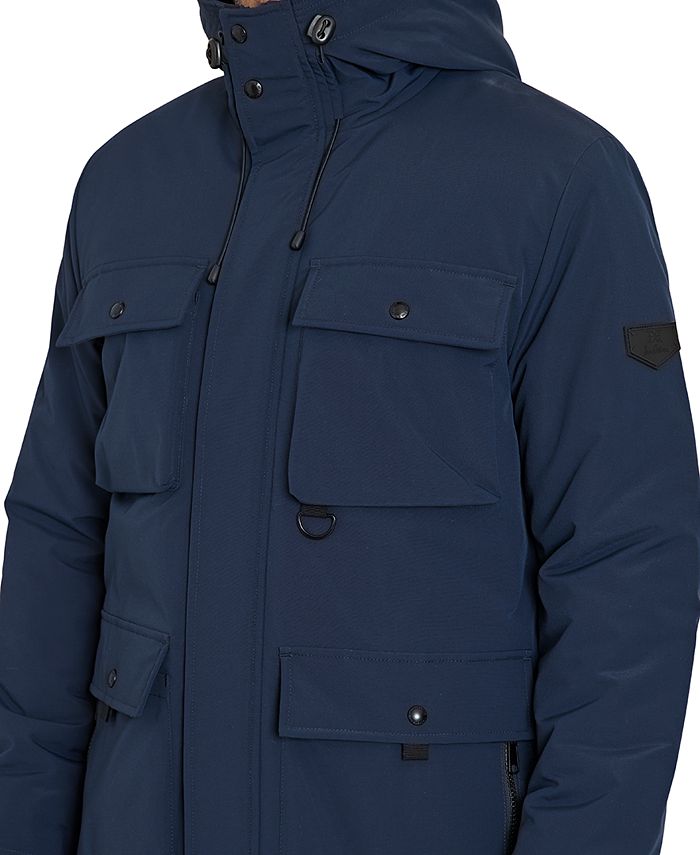 Sam Edelman Men's Cargo Pocket Parka Coat - Macy's