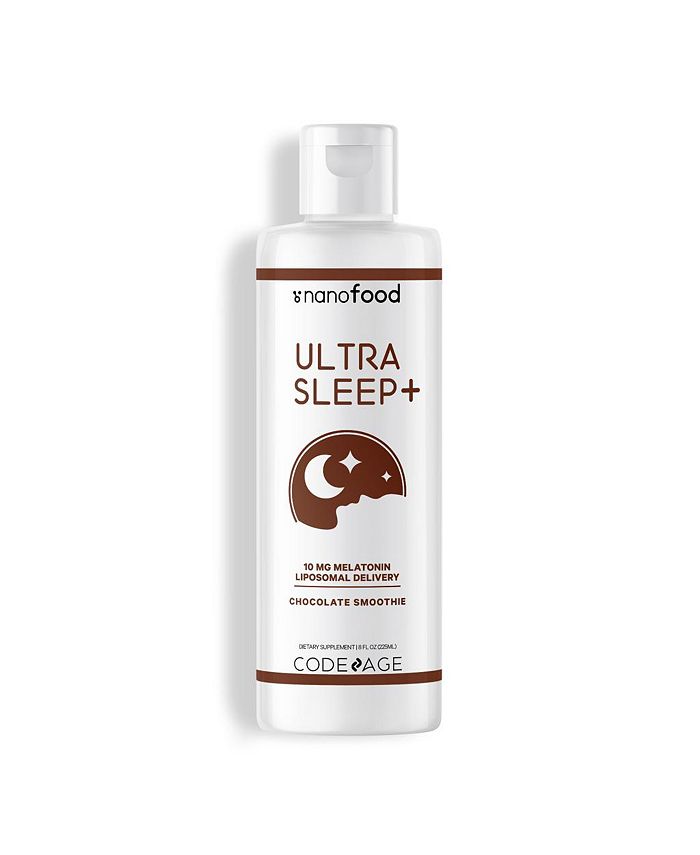 Codeage Liposomal Ultra Sleep + Melatonin Liquid Drops Supplement for Adults, Vitamin E, 8 fl oz ...