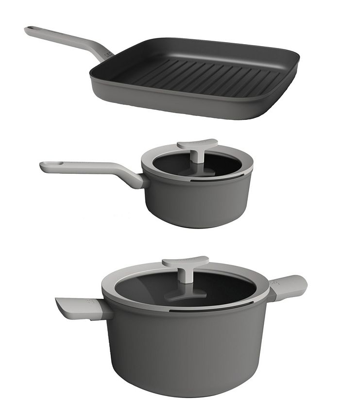 BergHOFF Leo Cast Aluminum 5 Piece Non-Stick Cookware Set - Macy's