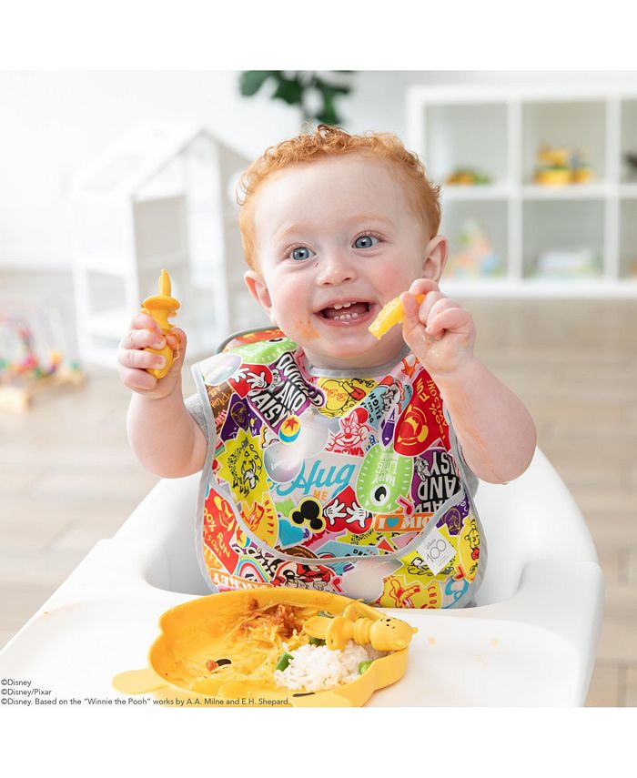 Bumkins Baby Disney 100 Happy Faces Super Bibs, Pack of 2 - Macy's
