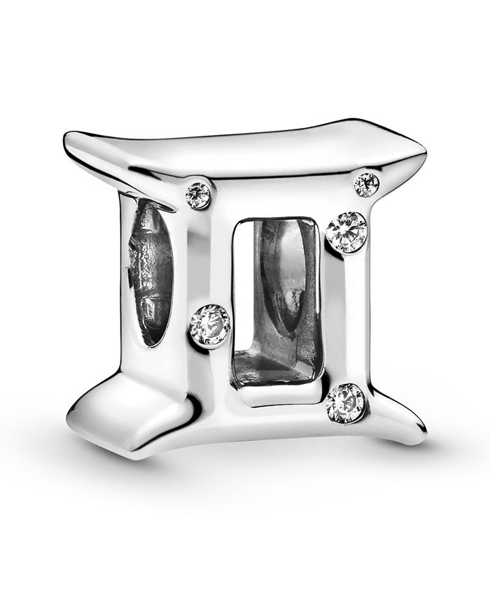 Pandora Sterling silver Zodiac Charm - Macy's