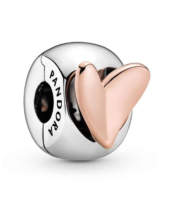 Pandora Sterling Silver Freehand Heart Clip Charm - Macy's