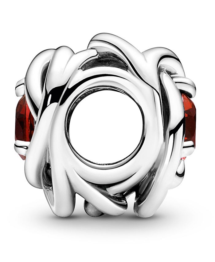 Pandora Birthstone Crystals Eternity Circle Charm - Macy's